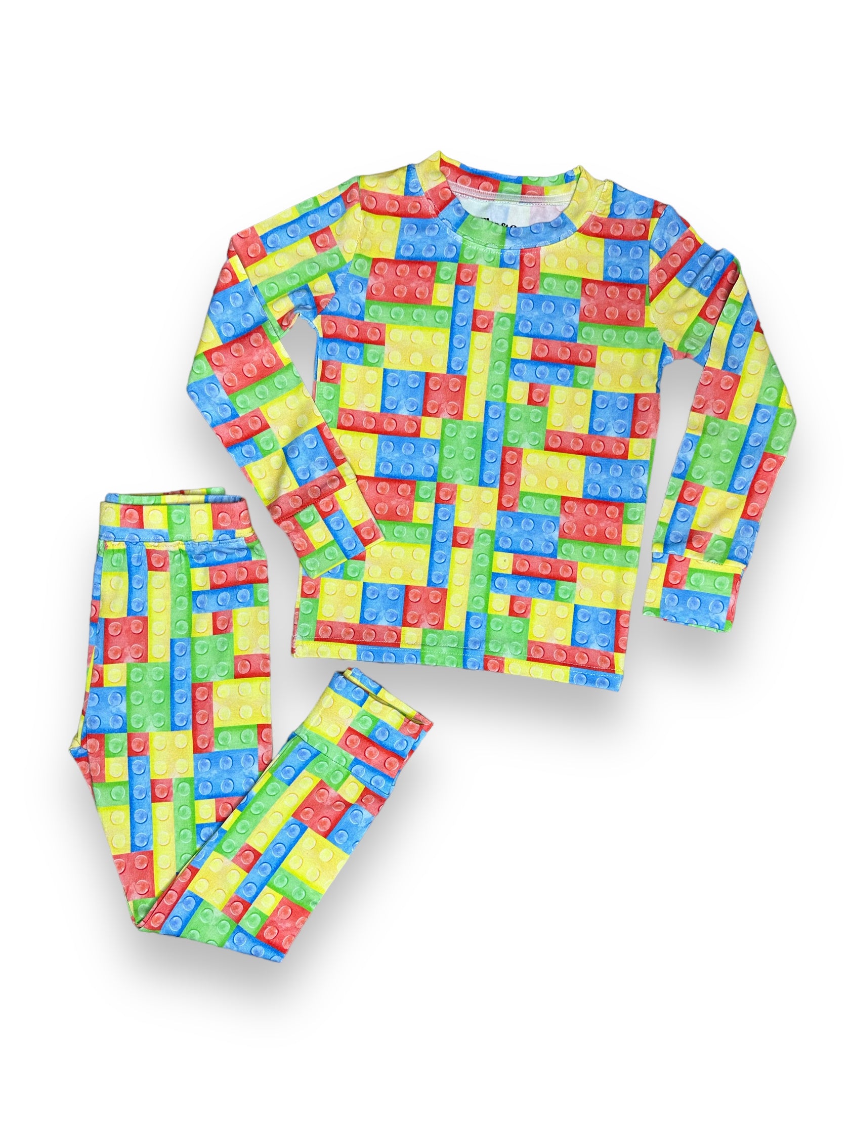 Bamboo Two Piece Pajama Set, Lego – Miller & Co.